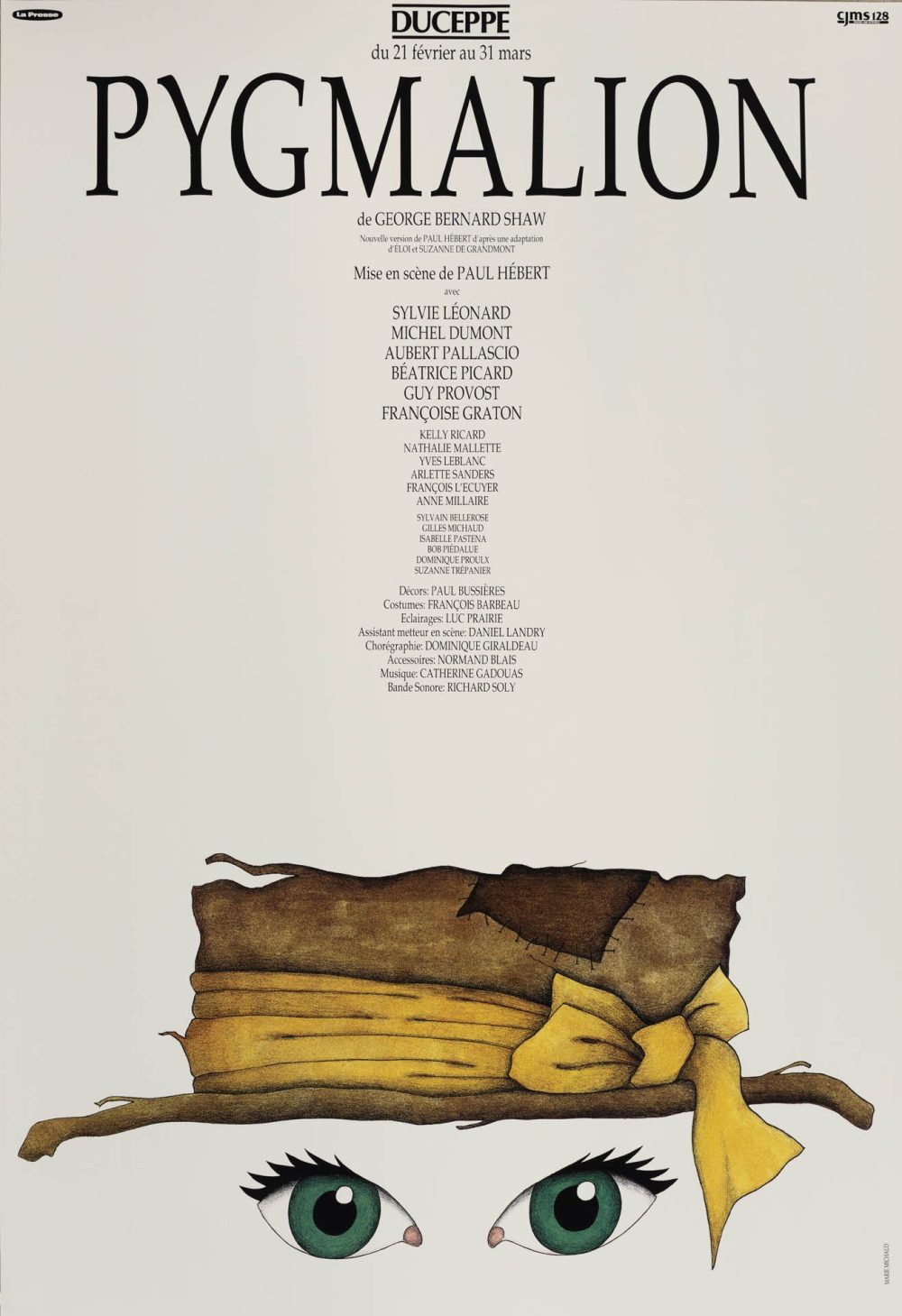 Pygmalion 1989-1990 | Théâtre Duceppe