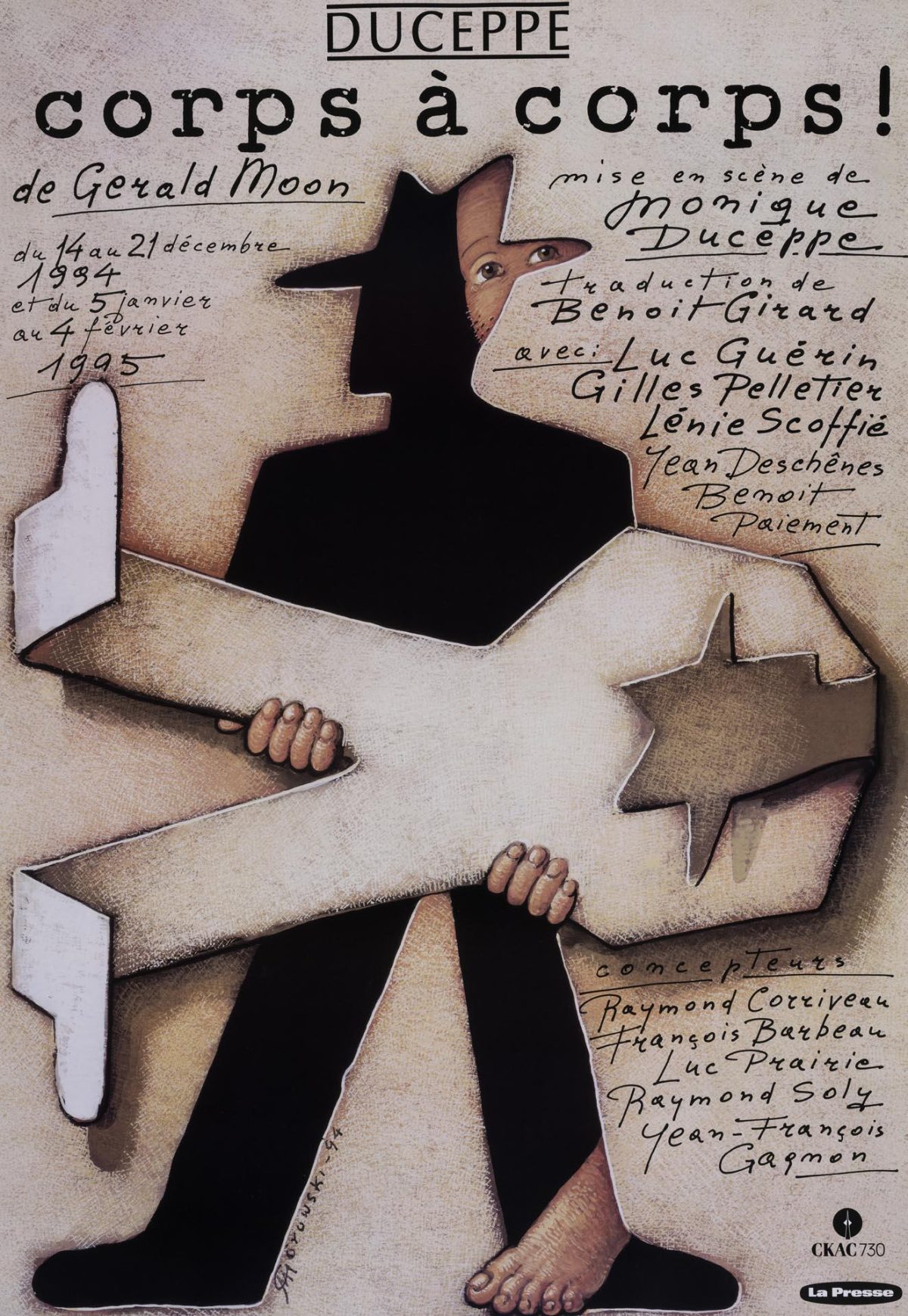 Profil d'artiste Duceppe pour Gerald Moon