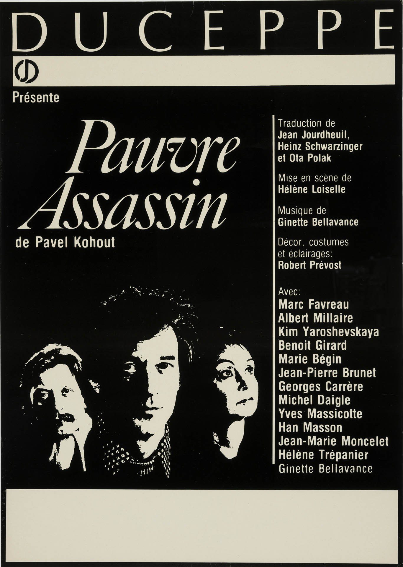 Pauvre assassin 1979-1980 | Théâtre Duceppe