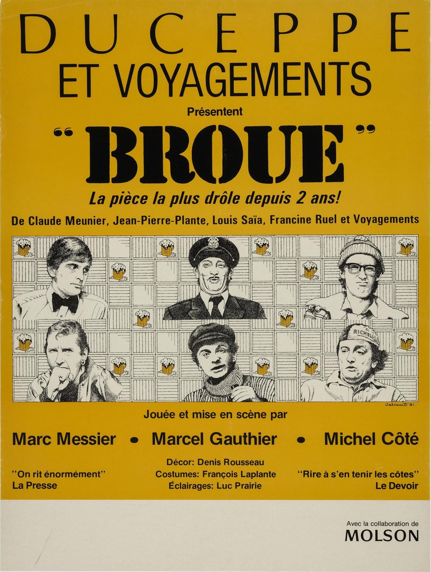 Broue 1980-1981 | Théâtre Duceppe