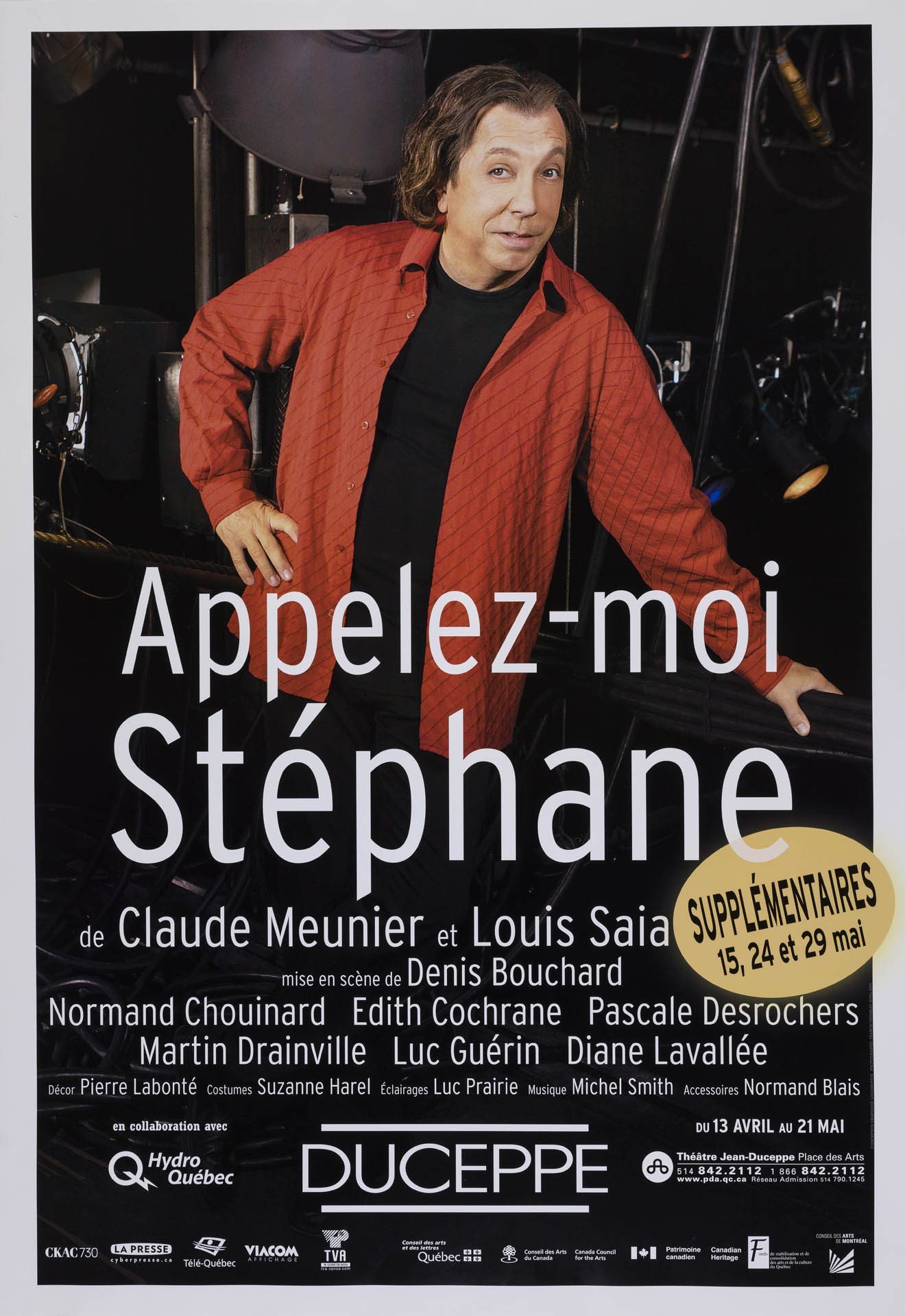Profil d'artiste Duceppe pour Claude Meunier