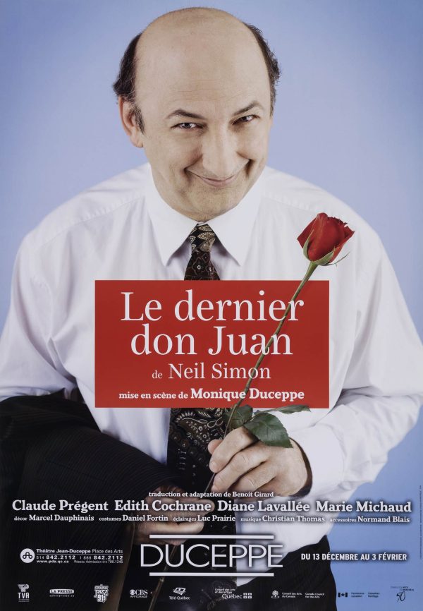 Profil d'artiste Duceppe pour Claude Prégent
