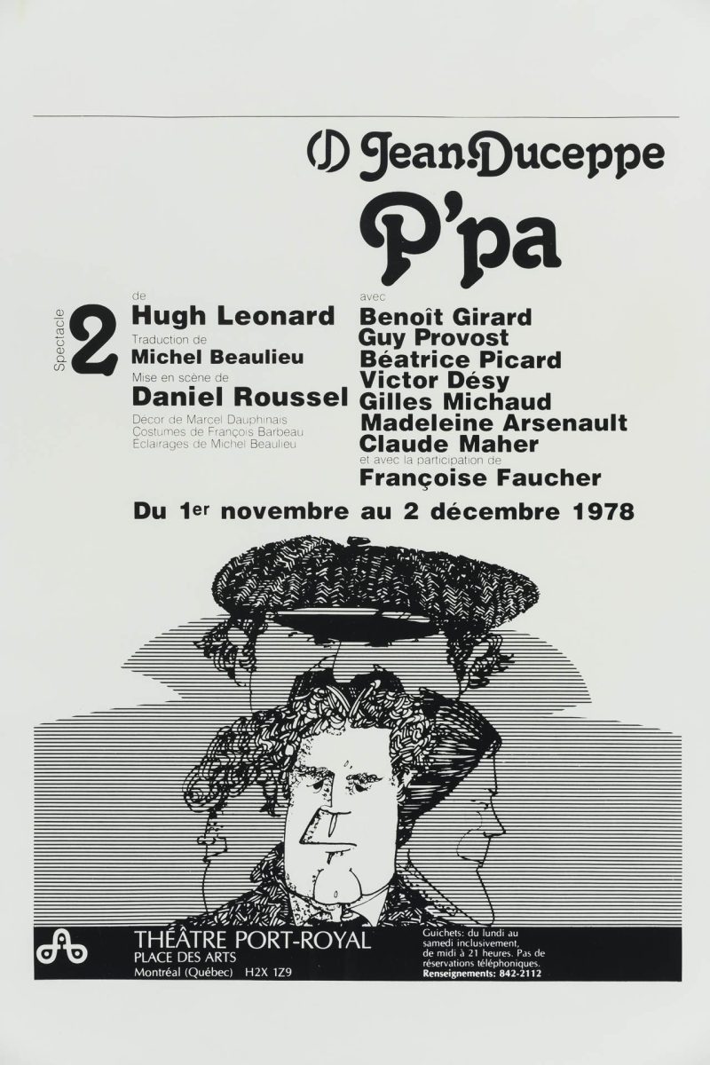 Profil d'artiste Duceppe pour Daniel Roussel