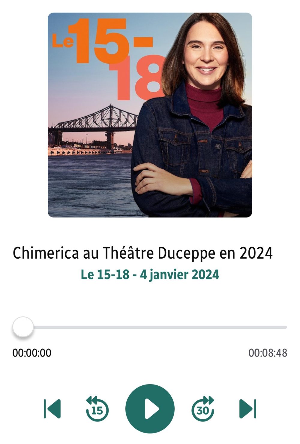 Entrevue avec Alexandre Goyette et Derek Kwan au 15-18 sur ICI Première