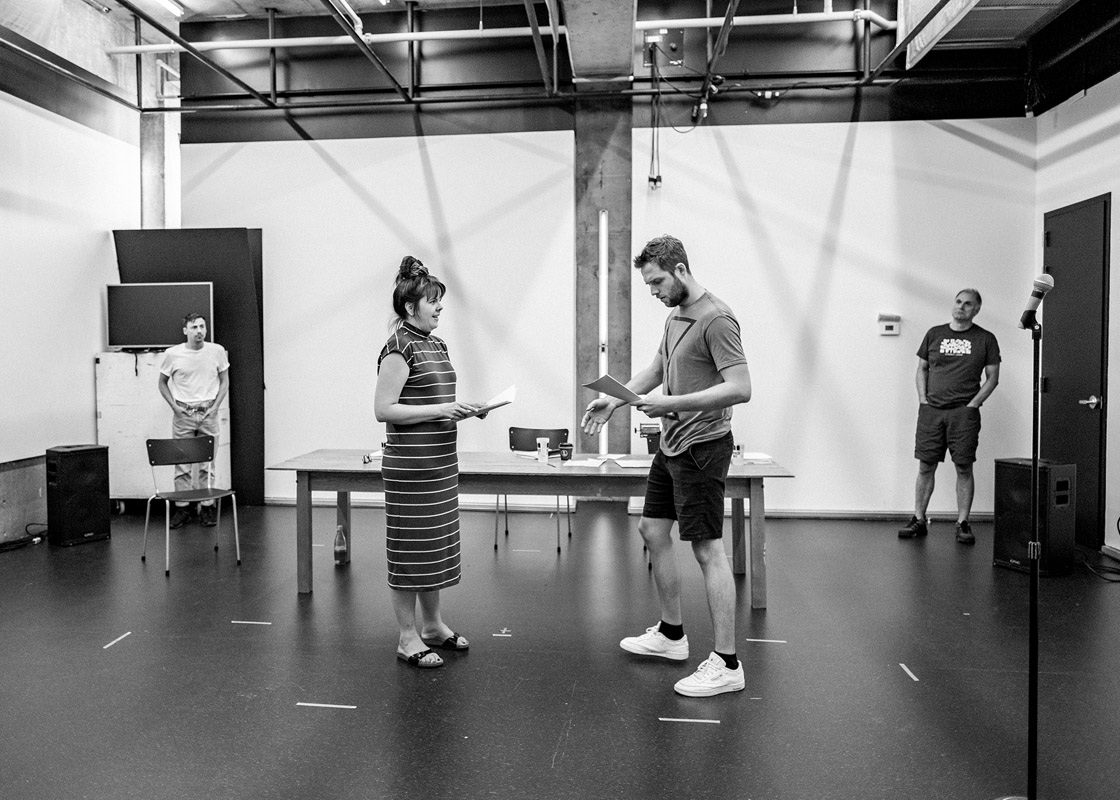 Photos en répétition: Le cas Nicolas Rioux - Théâtre Duceppe