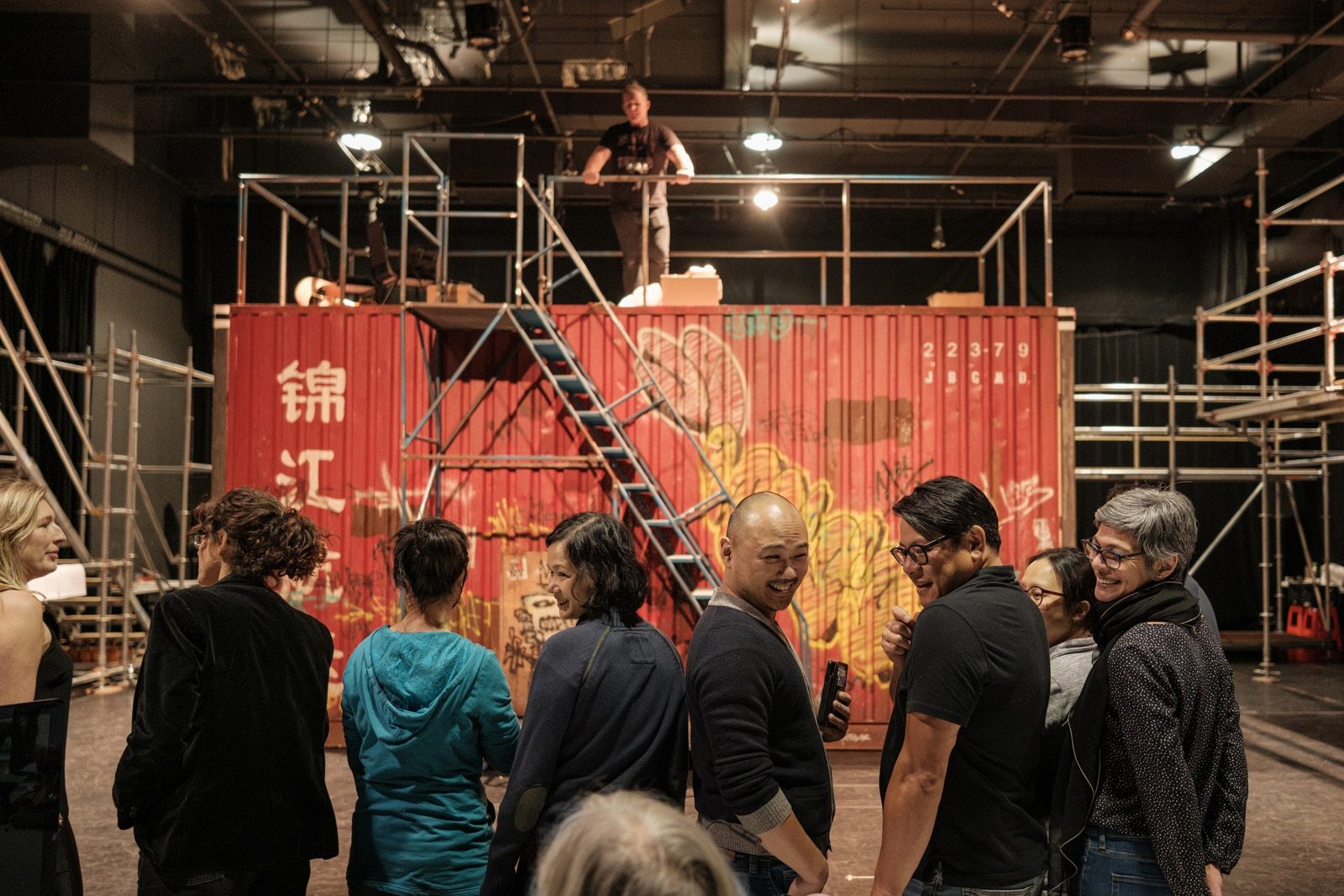 Photos en répétition: Chimerica - Théâtre Duceppe